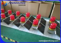 China Safety Double Light Solar Aviation Obstruction Light FAA L864 High Chimney Flying Warning for sale