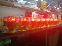 China 32.5cd Low Intensity Solar Powered Flashing Red Light , High Building Safety Lights for sale