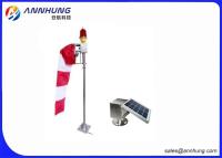 China ICAO Heliport Red Outside Flood Lights Wind Direction Indicator Customized Windsock for sale