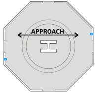 China IP66 HAPI Polycarbonate 9000cd Helipad Landing Lights for sale