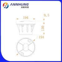 China Anodized Aluminum IP68 Helipad Bidirectional Light for sale