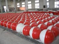 China Safety Sea Obstacle Aircraft Warning Sphere Red / White Warning Ball Fiber Glass for sale