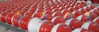 China Aircraft Warning Sphere Aerial Marker Ball with Stainless Steel 304 Fasteners 3mm Thick and 6.9Kg Weight for sale