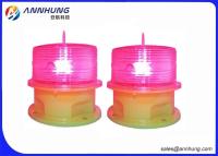 China Flashing LED Marine Navigation Lights IP67 Protection Standard Red Emitting Color for sale