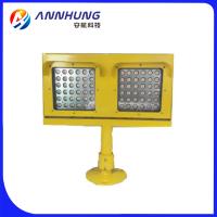 China IP66 50fpm Solar Runway Guard Light Yellow Flashing ICAO Annex 14 for sale