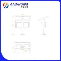 China 240vac Solar Runway Guard Light 50fpm ICAO Annex 14 Fragile Coupling for sale