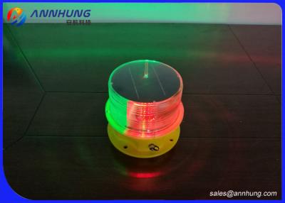 China Blue Red Solar Airport Lighting / Lift- Off Area Portable Runway Lights for sale