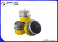 China Runway Edge Lighting / Solar Powered Runway Lights Recyclable Batteries for sale