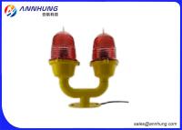 China Double LED Aviation Obstruction Light ICAO Anne X 14 UV - Stabilized for sale