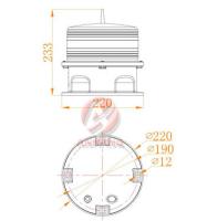 China AH-MI/F LED Aviation Obstruction Light  Medium-intensity Type A for sale