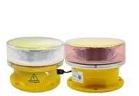 China LED Dual White Red Medium Intensity Aviation Obstruction Light UV Protection Powder Coated for sale