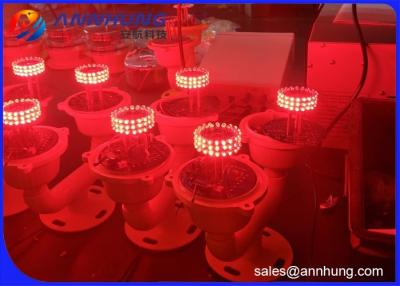 China Double Aviation Obstruction Light Low - Intensity L810 Red Flashing for sale