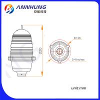 China Single Obstruction Light LED AH-LI/BE E27 , Low Intensity Obstruction Light L810 IP65 for sale