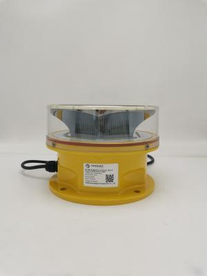 China 60FPM GPS Sync LED Aviation Obstruction Light with UV Polycarbonate for Medium Intensity Aircraft Warning for sale