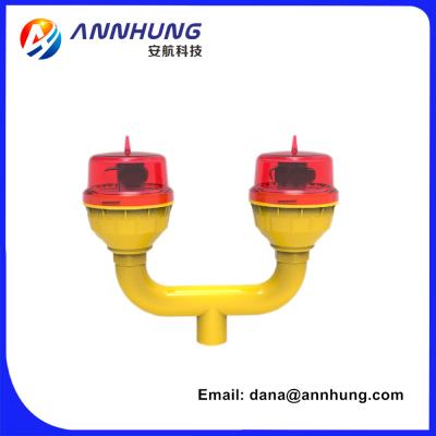 China L810 Double Aviation Obstruction Light with Steady Burning IP66 Waterproof and 32.5cd Intensity for sale