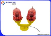 China Obstruction Double Light, FAA L810 Aviation Warning Lights Seady Burning High Altide Lights for sale