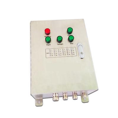 China Audio Alarm Outside Warning Solar Aviation Obstruction Light Build In Manual / Auto Switch for sale