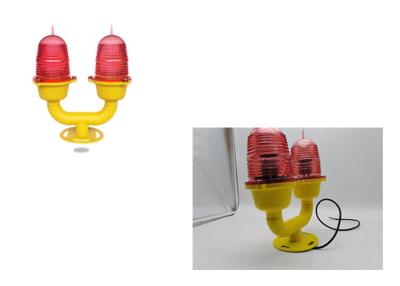China Double Steady Burning LED Aviation Obstruction Light FAA L810 32.5cd Low Intensity for sale