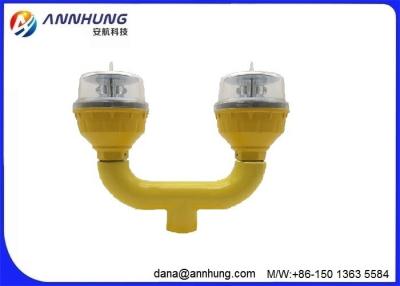 China L810 Double LED Aviation Obstruction Light with Polycarbonate Body and 100,000 Hours LED Life for High Towers for sale