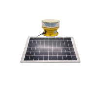 China CREE LED Solar Powered Medium Intensity aircraft warning beacon Red color for sale