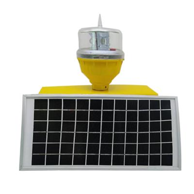 China L810 Solar Obstacle Aviation Obstruction Light IP66 Polycarbonate Body for for building / tower for sale