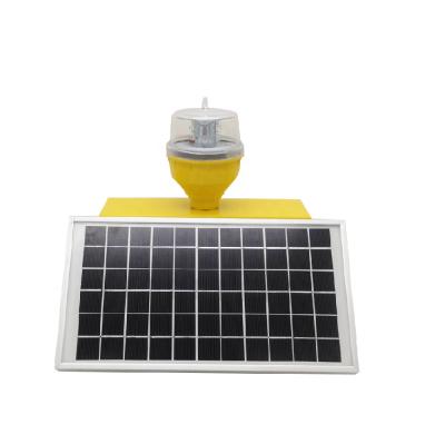 China Low Intensity Solar Powered Aviation Obstruction Light System IP68 for sale