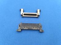 China 0.5mm Pitch FPC FFC Connector 41 Pin Single Row Lock Type for 0.20mm FFC Cables for sale