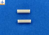 China 1.0mm Pitch Right Angle SMT Wafer Connector Single Row PA6T 2-24 Pin for sale