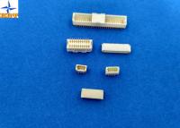 China Right Angle Wafer Connector, Pitch 1.0mm Double Row With PA6T Material for sale