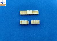 China Right Angle Wafer Connector, Pitch 1.0mm Double Row With PA6T Material for sale