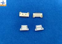 China 1.25mm Pitch Usb Circuit Board Wire Connectors With Lock Structure PA66 / LCP for sale