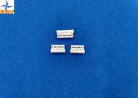 China 1.0mm Pitch White Wire Board Connector Phosphor Bronze 2-20 Pin Without Mating Lock for sale