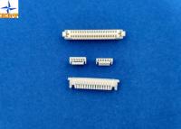 China Single Row Circuit Board Connection White PCB Wire Connector GH PA66 Materials for sale