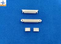 China Single Row Circuit Board Connection White PCB Wire Connector GH PA66 Materials for sale