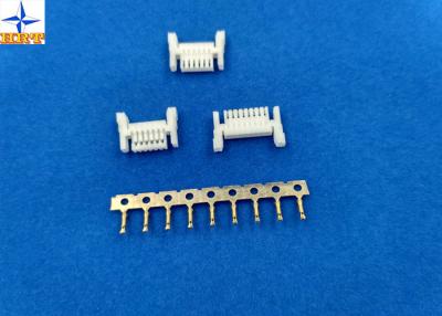 China 1.0mm Pitch Wire to Board Connector B Type Lock White Housing 1A 50V for sale
