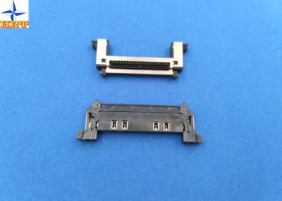 China Single Row 0.5mm Pitch LVDS Wire to Board Connector 41 51 Positions Stainless Shell for sale