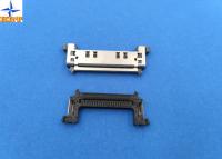 China Single Row 0.5mm Pitch LVDS Wire to Board Connector 41 51 Positions Stainless Shell for sale