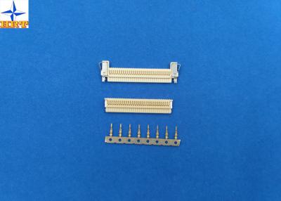 China 1.0mm Pitch FI-X Gold Flash Crimp Terminal Phosphor Bronze AWG30-34 1A 200V for sale