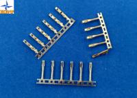 China Brass Crimp Terminal Wire Connector Tin Plated Gold Flash 2.54mm Pitch AWG 22 28 for sale