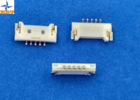China 1.25mm Pitch 90 Degree SMT Wafer Connector 1A AC DC 125V Brass Gold Flash Pins for sale