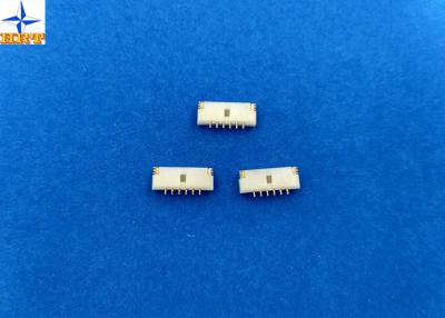 China 1.25mm Pitch 90 Degree SMT Wafer Connector 1A AC DC 125V Brass Gold Flash Pins for sale