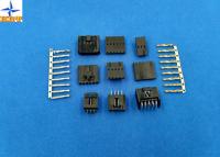 China 2.54mm Pitch Double Row Male Header Crimp Connector with Lock Bump 3A 250V for sale