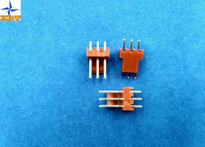 China Single Row Wafer Connector Wire To Board Pitch 2.54mm Vertical Type Shrouded Header for sale