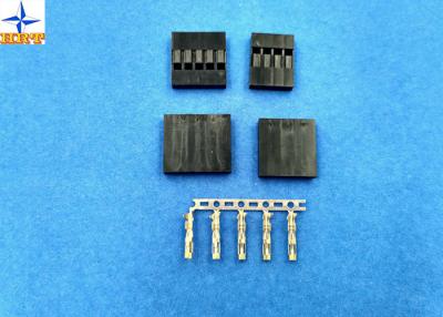 China 2.54mm Pitch Single Row Wire to Board Connector Female Housing PBT UL94V-0 250V 3A for sale