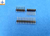 China 2.54mm Pitch Single Row Pin Header Vertical Male Connector 180° 2-21P for Wire to Board for sale