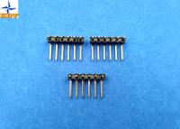 China 2.54mm Pitch Single Row Pin Header Vertical Male Connector 180° 2-21P for Wire to Board for sale