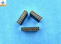 China LVDS Connector 2.54mm Pitch Dual Row Wire to Board Power Connector PBT 250V 3A for sale