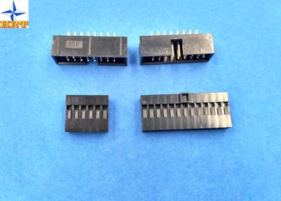 China 180 Degree Box Header Wire To Board Connector 2.54mm Pitch Vertical Male 6-64 Pins 3A 250V for sale