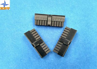 China Dual Row Wire to Wire Connector Receptacle Housing 3.00mm Pitch 24 Circuits PA66 for sale