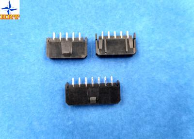 China 3.0mm Pitch Single Row Wafer Connector Female 2-12 Pin Vertical PCB PBT UL94V-0 5A 250V for sale